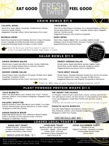 Fresh-twist Menu – Fresh Twist